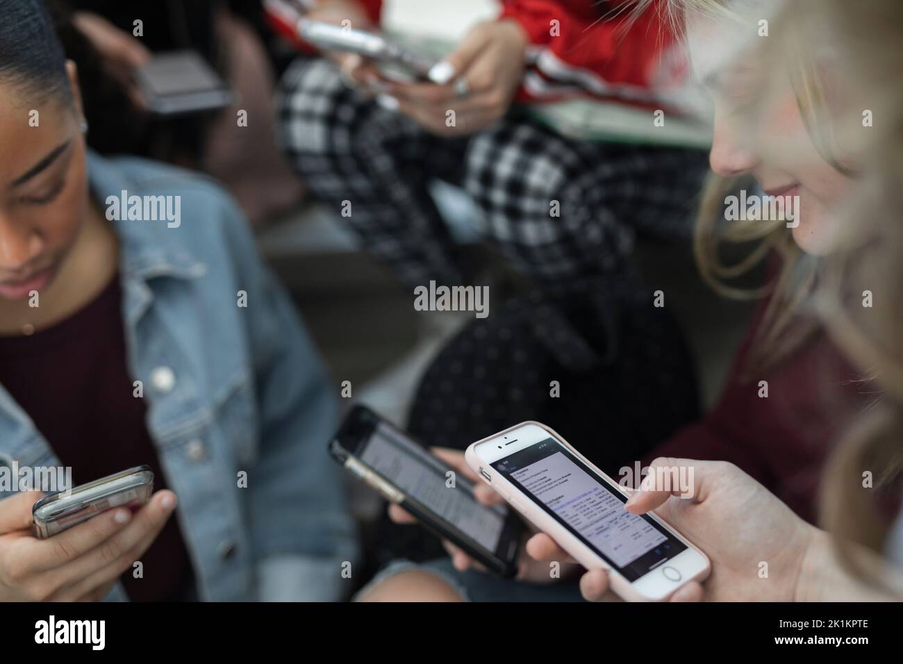 Two students using hi-res stock photography and images - Alamy