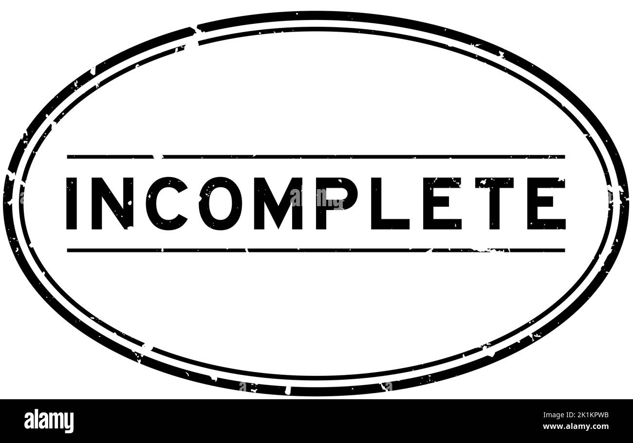 Grunge black incomplete word oval rubber seal stamp on white background ...