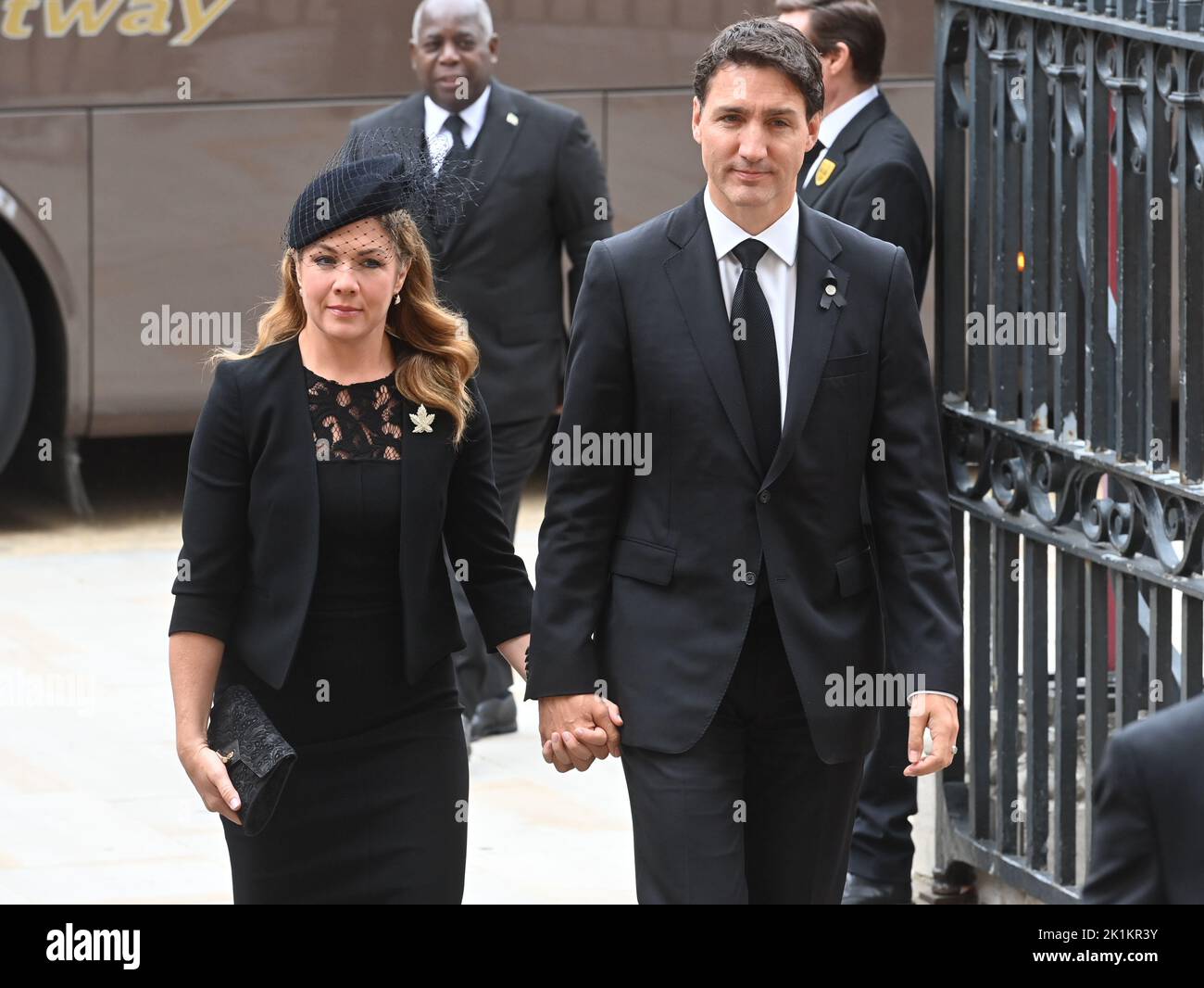 Canadian Prime minister Justin Trudeau and wife Sophie Trudeau arrive ...
