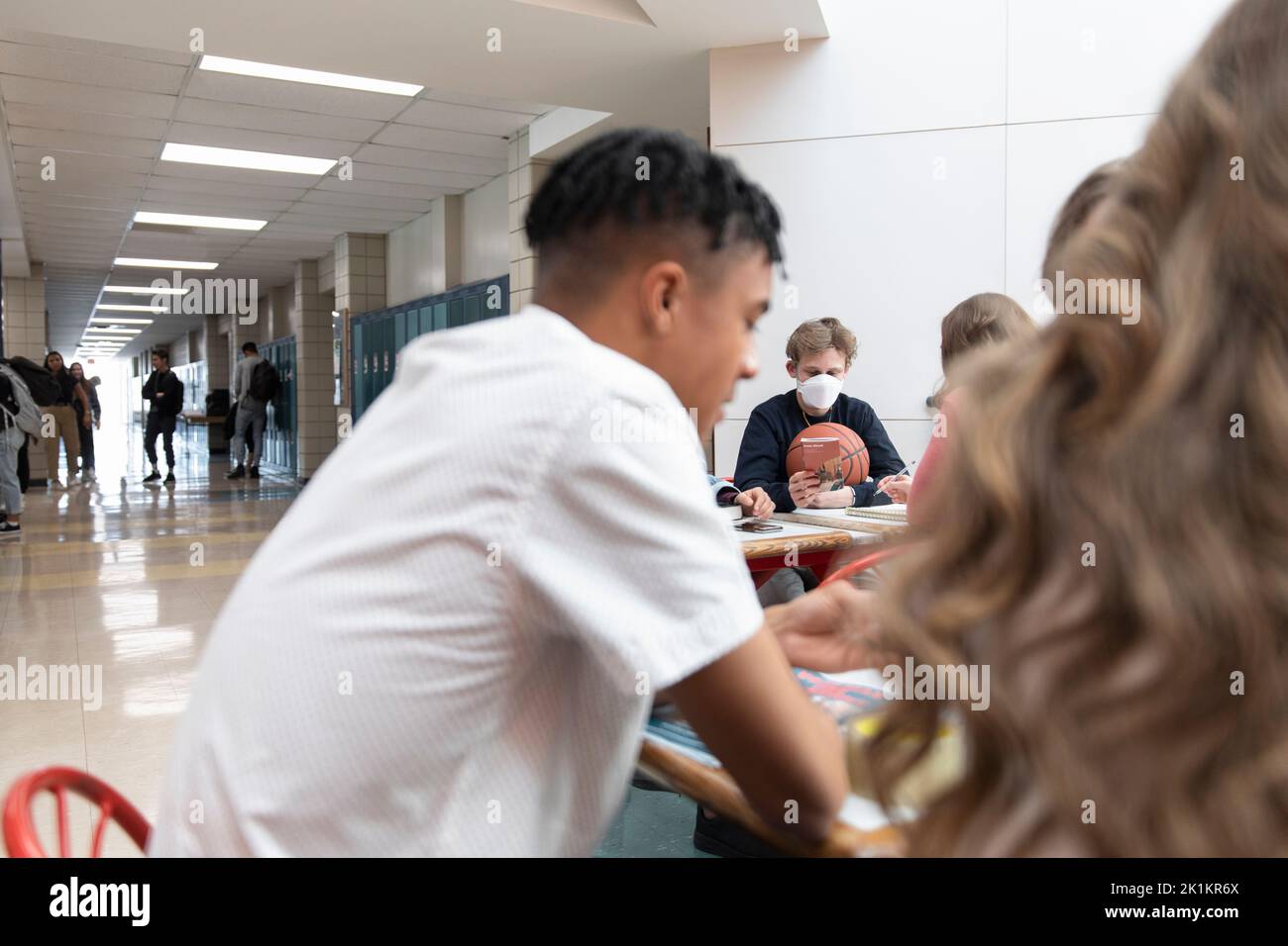 Teenager mask school hi-res stock photography and images - Alamy