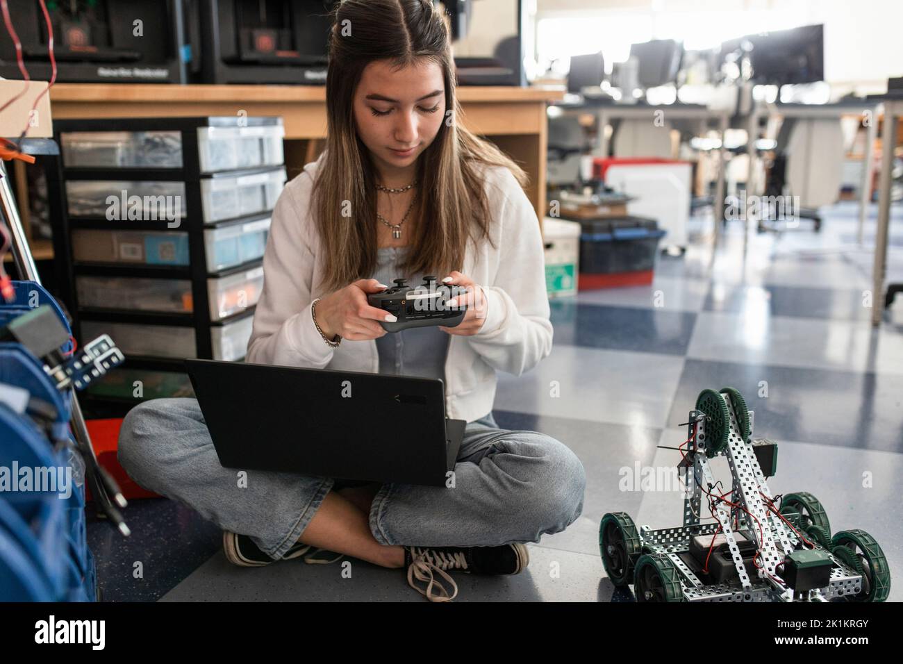 Remote control classroom hi-res stock photography and images - Alamy