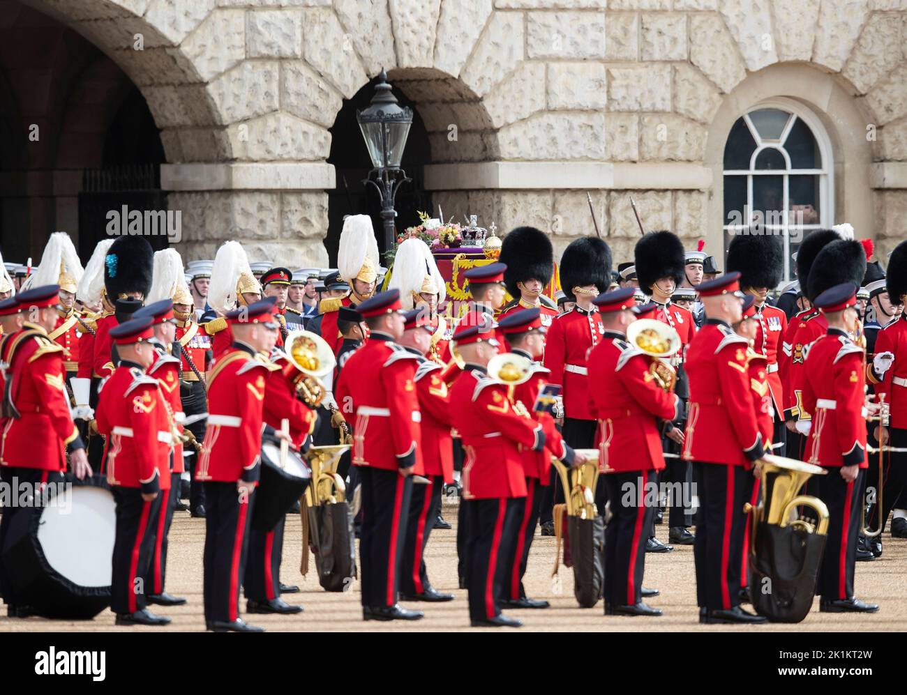 London, UK. 19th Sep, 2022. Queen Elizabeth’s Coffin s photographed at ...
