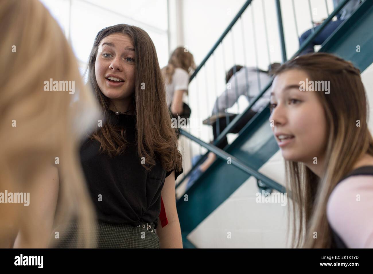 Child talking friends school hi-res stock photography and images - Alamy