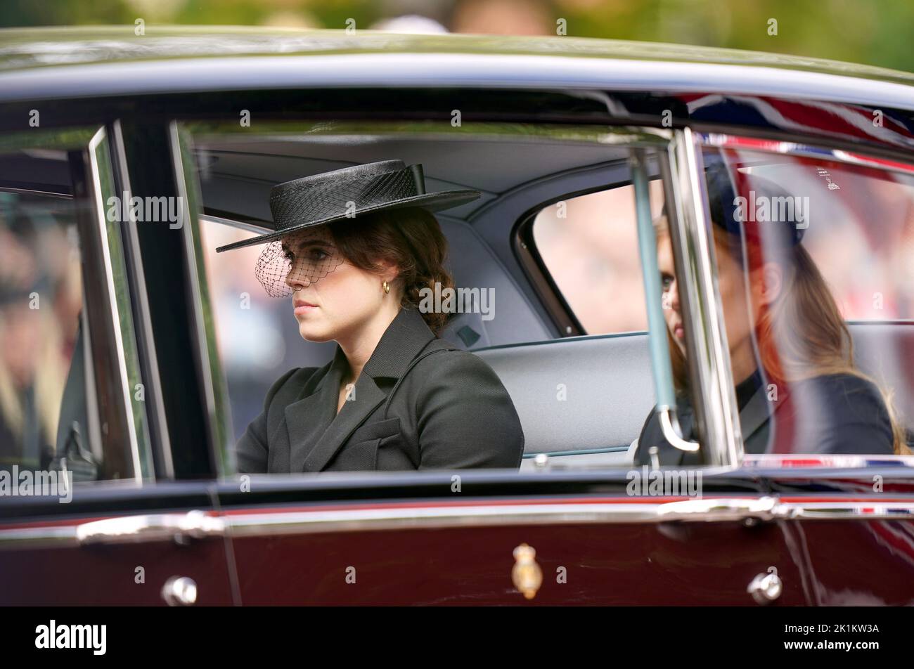 Princess Beatrice (right) and Princess Eugenie, in the Ceremonial ...