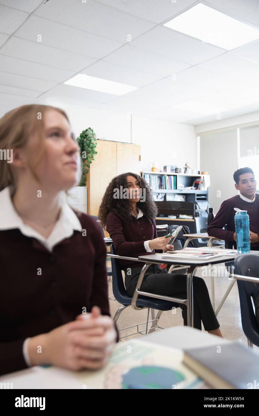 Students in classroom hi-res stock photography and images - Alamy