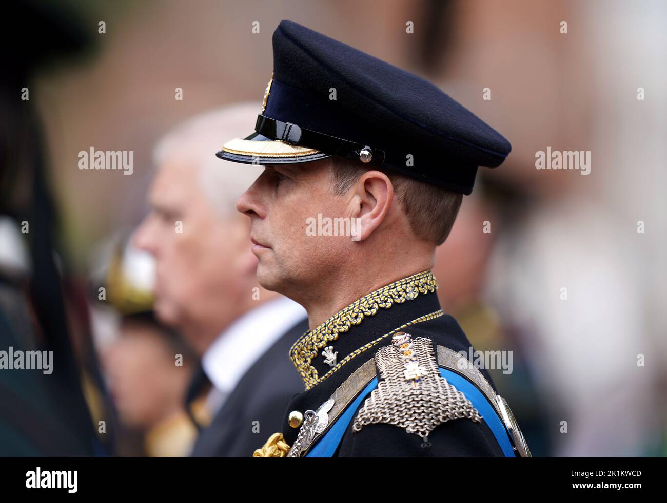 The Earl of Wessex, in the Ceremonial Procession following her State ...