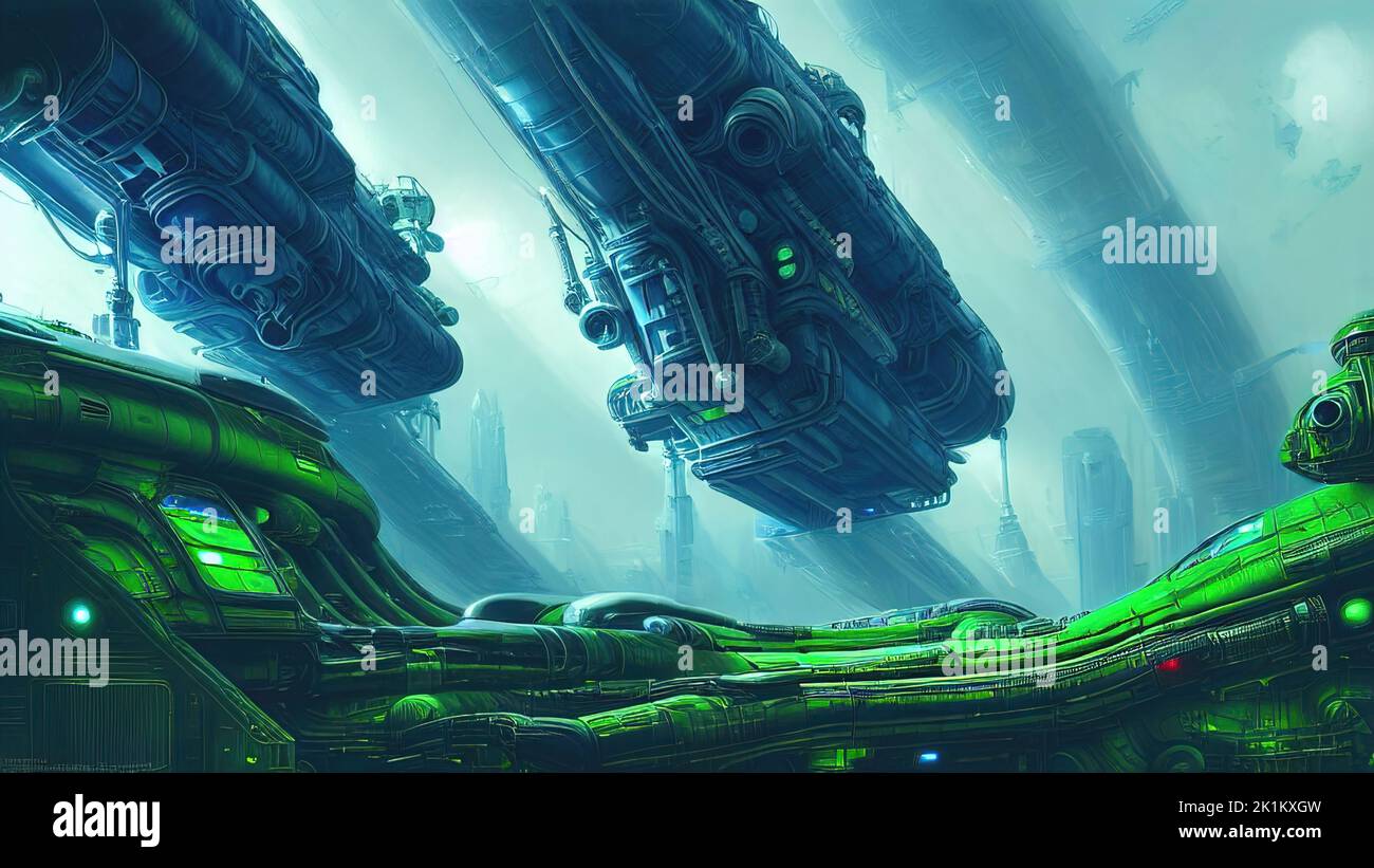 City Science Fiction Space