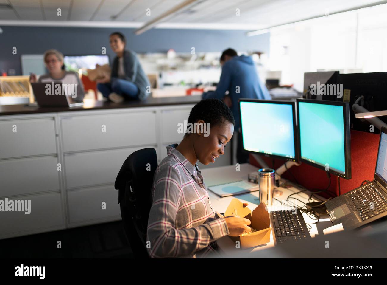Desk food hi-res stock photography and images - Alamy