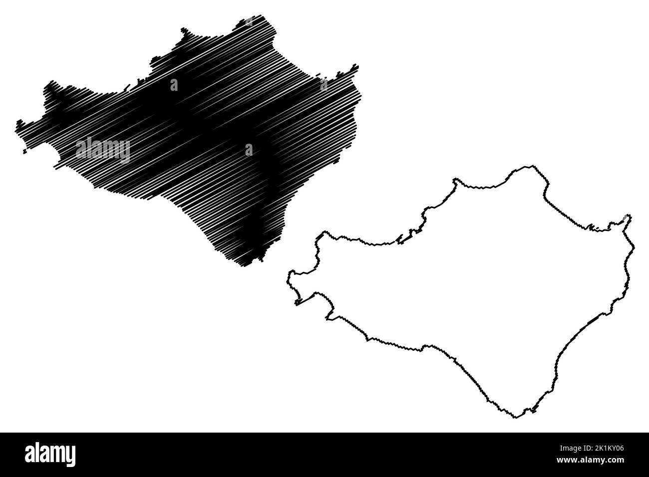 Teshima island (Japan, East Asia, Japanese archipelago) map vector ...
