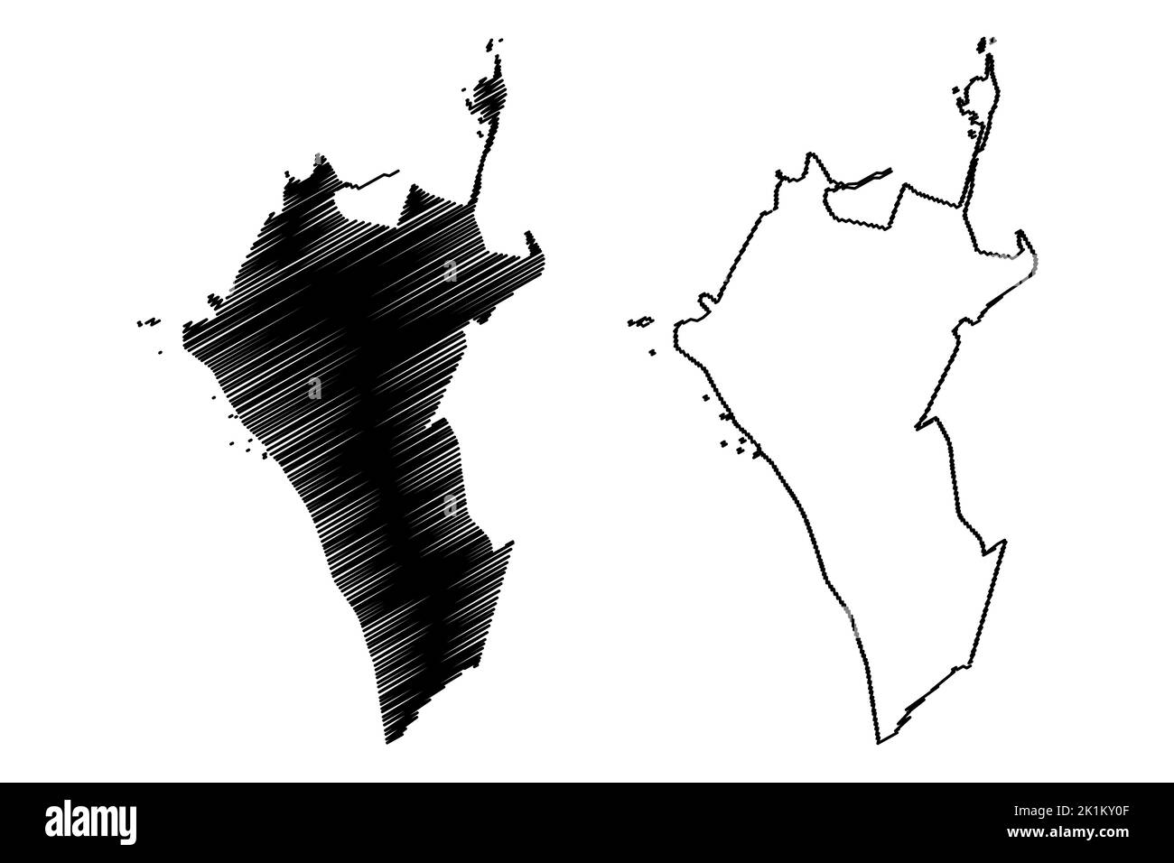 Takashima island (Japan, East Asia, Japanese archipelago) map vector ...