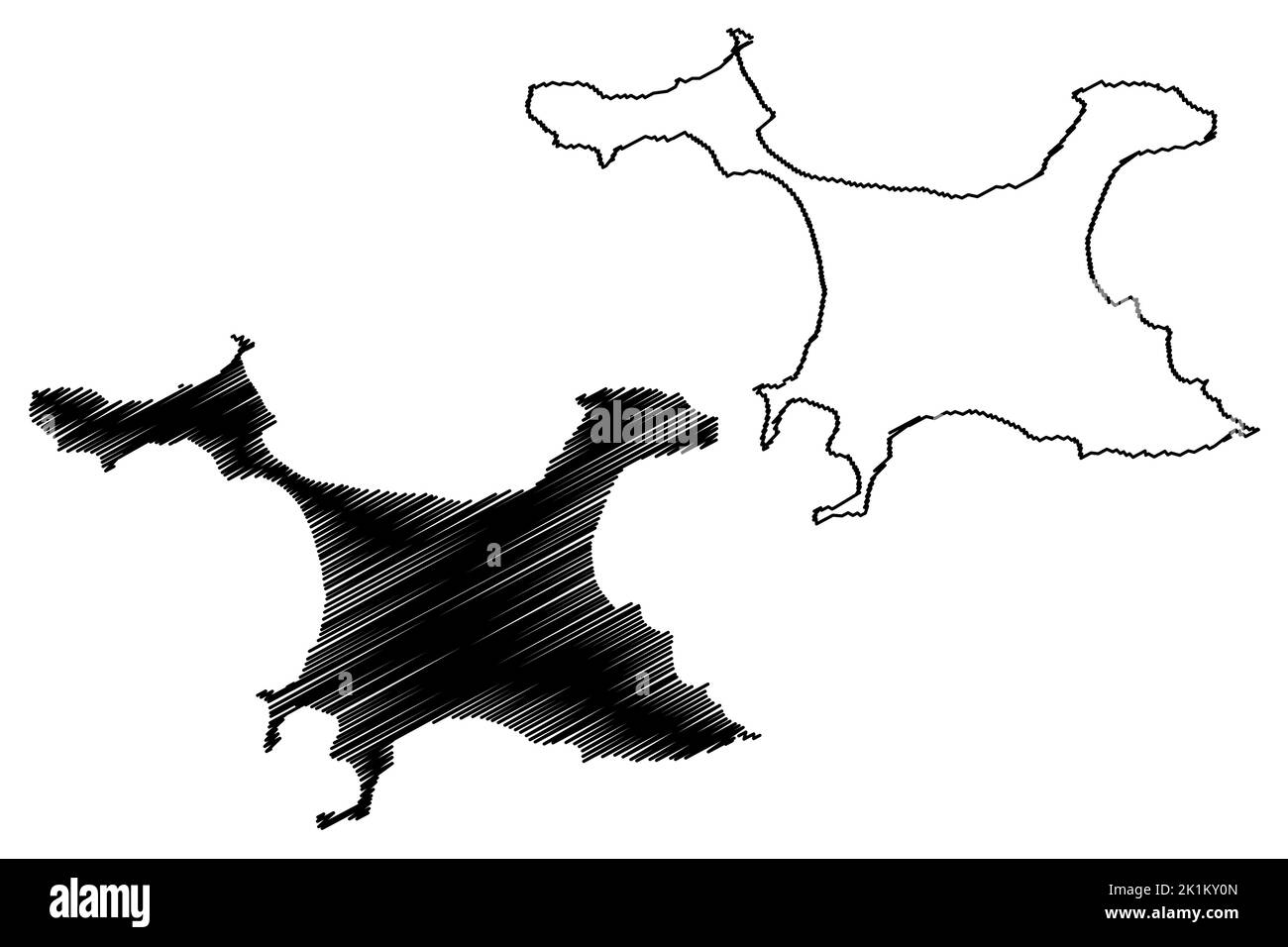Map of kuril islands hi-res stock photography and images - Alamy