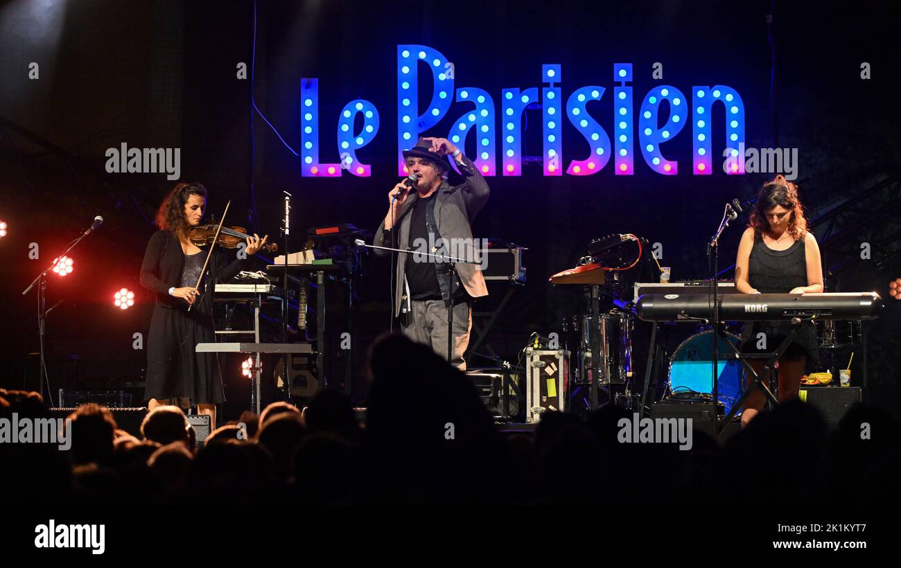 Peter Doherty & Fred Lo perform at the Festival Paris Paradis 2022 at ...