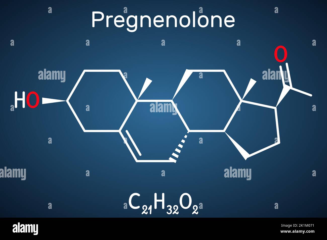 Pregnenolone, P5 molecule. It is neurosteroid, endogenous steroid ... Pregnenolone, P5 molecule. It is neurosteroid, endogenous steroid ...