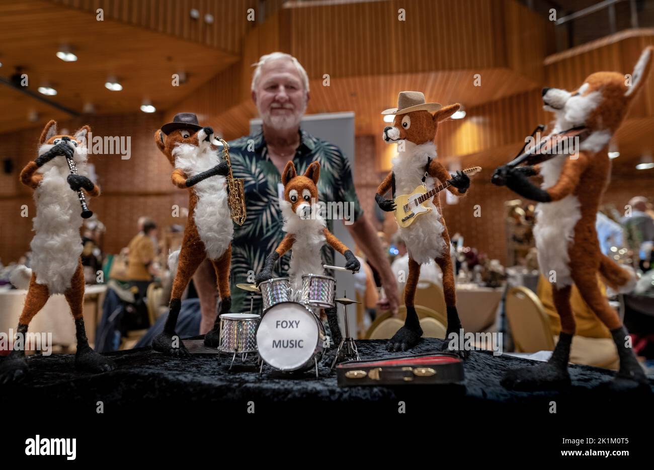 London, UK. 18th September 2022. ‘Foxy Music ‘ display by Bruce Dobson ...