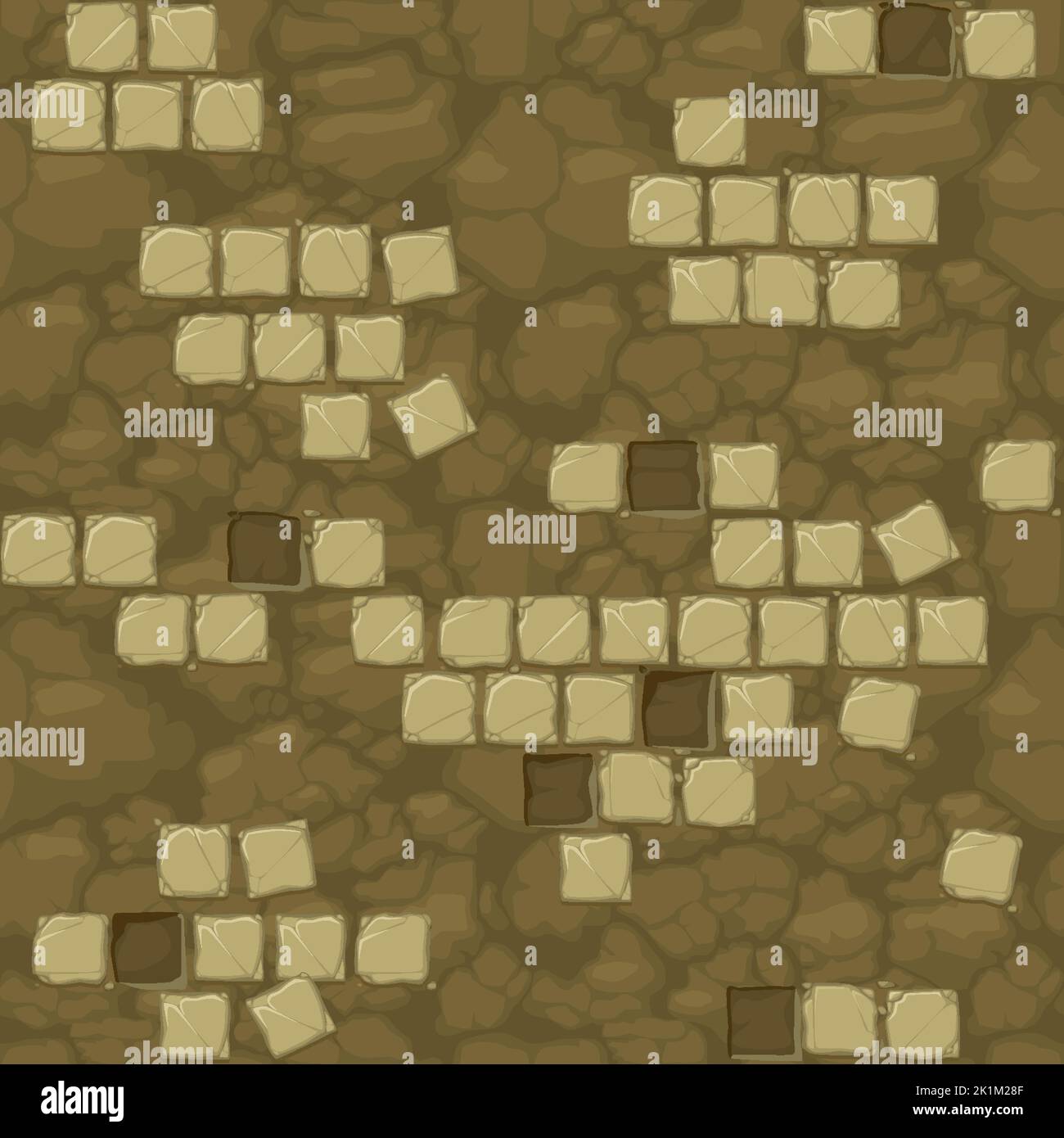 Cobble Stone Floor Texture Design Stock Vector Images Alamy