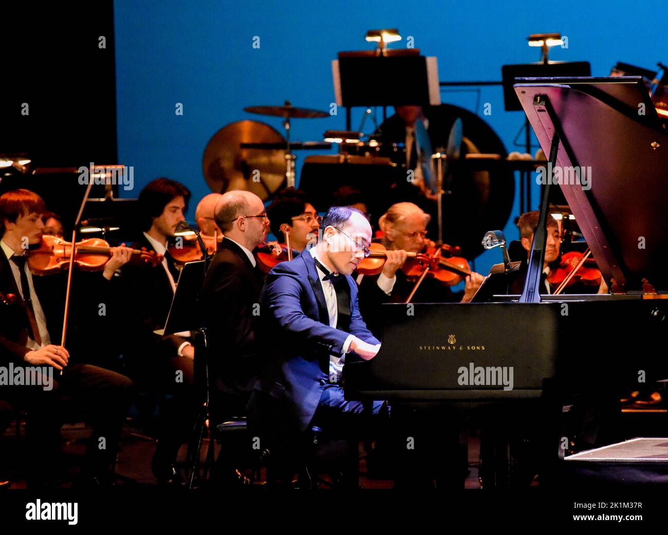 Wellington, New Zealand. 19th Sep, 2022. Artists perform the Yellow ...
