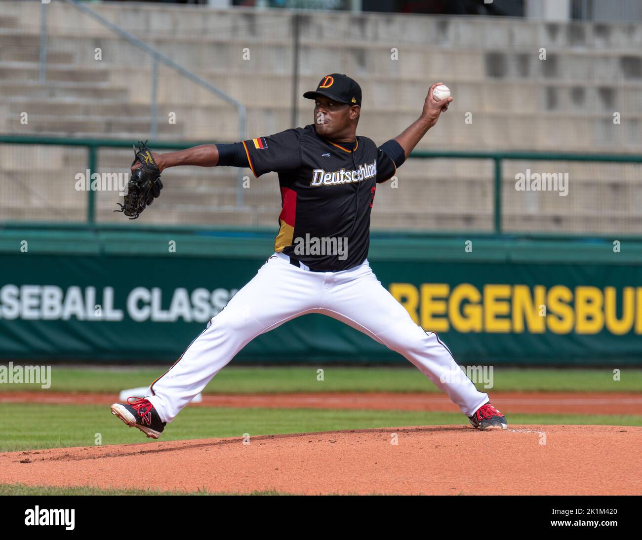 Regensburg, Bavaria, Germany. 19th Sep, 2022. Germany pitcher ENORBEL ...
