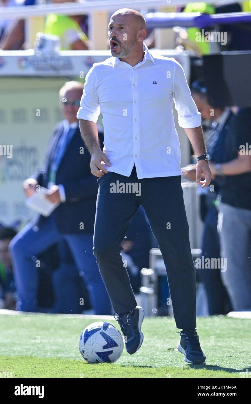 Artemio Franchi stadium, Florence, Italy, September 18, 2022, Vincenzo ...