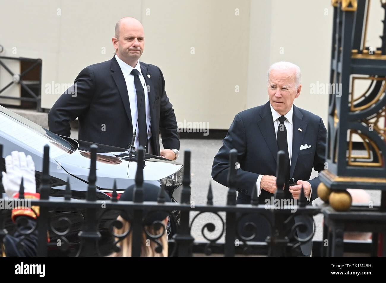 US President Joe Biden arrives for the State Funeral of Queen Elizabeth ... US President Joe Biden arrives for the State Funeral of Queen Elizabeth ...