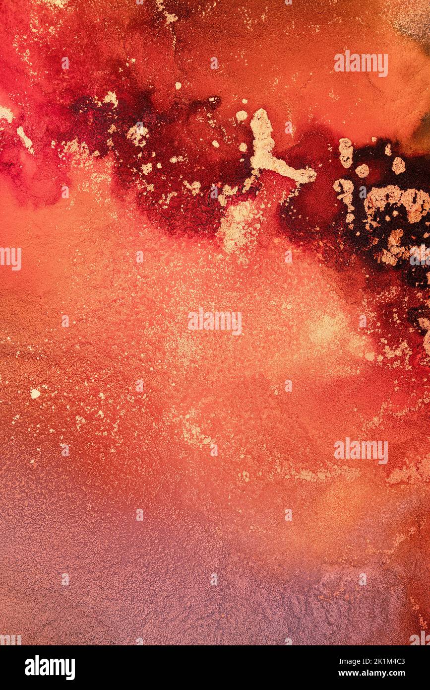 Burning abstract background from marble ink art of exquisite original ...