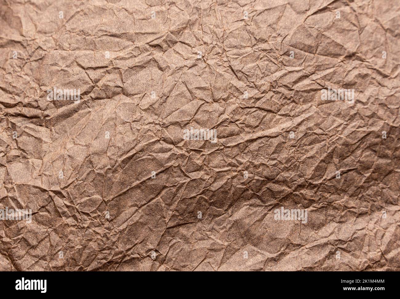 Abstract wrinkled wrinkled texture of wrapping brown paper. Abstract ...