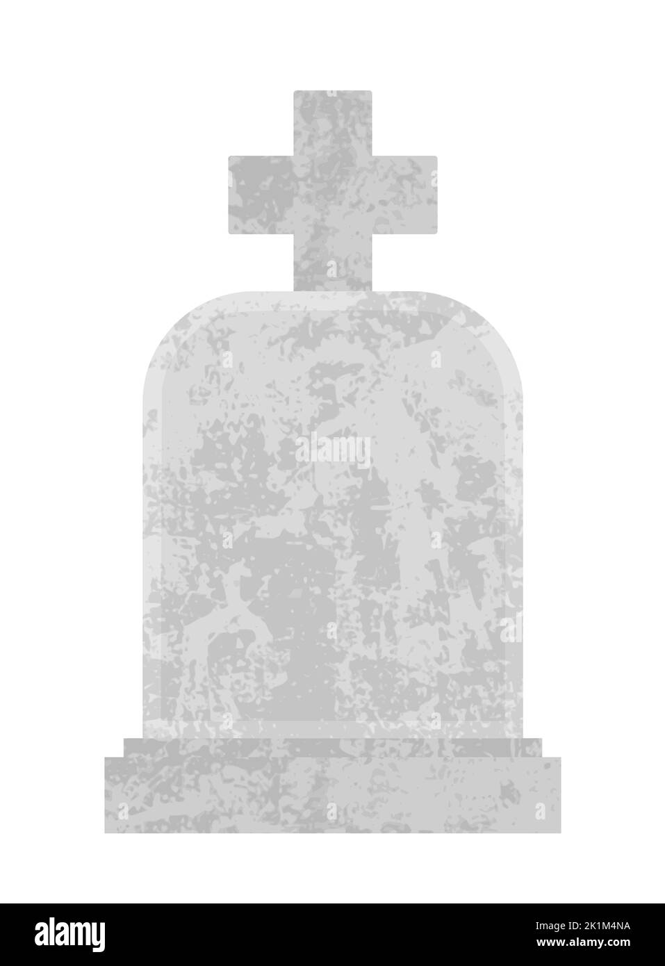 Blank Cross Gravestone