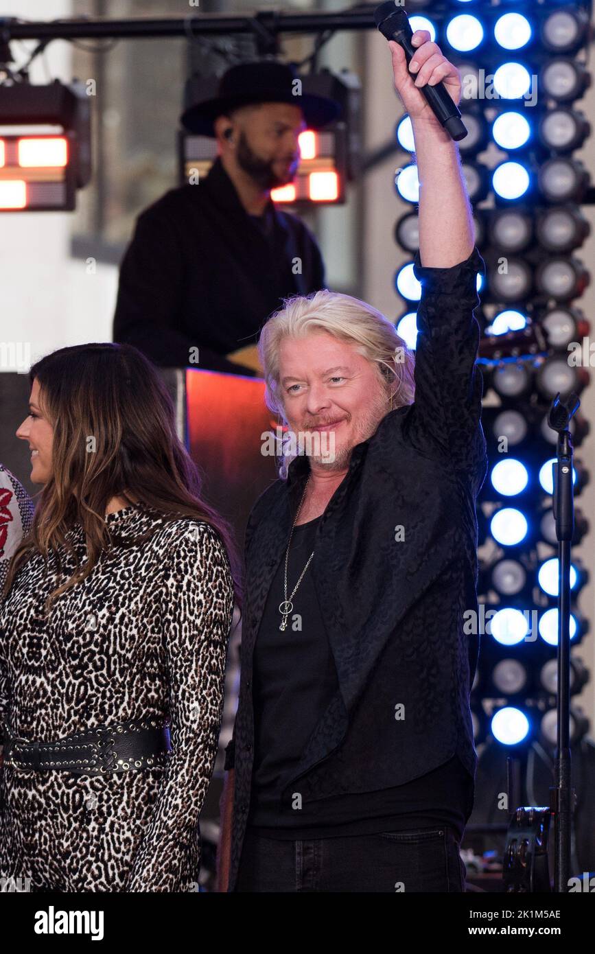 Little Big Town, Philip Sweet on stage for NBC Today Show Concert ...