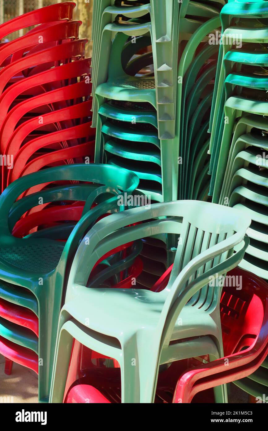 Stacking chairs hi-res stock photography and images - Alamy