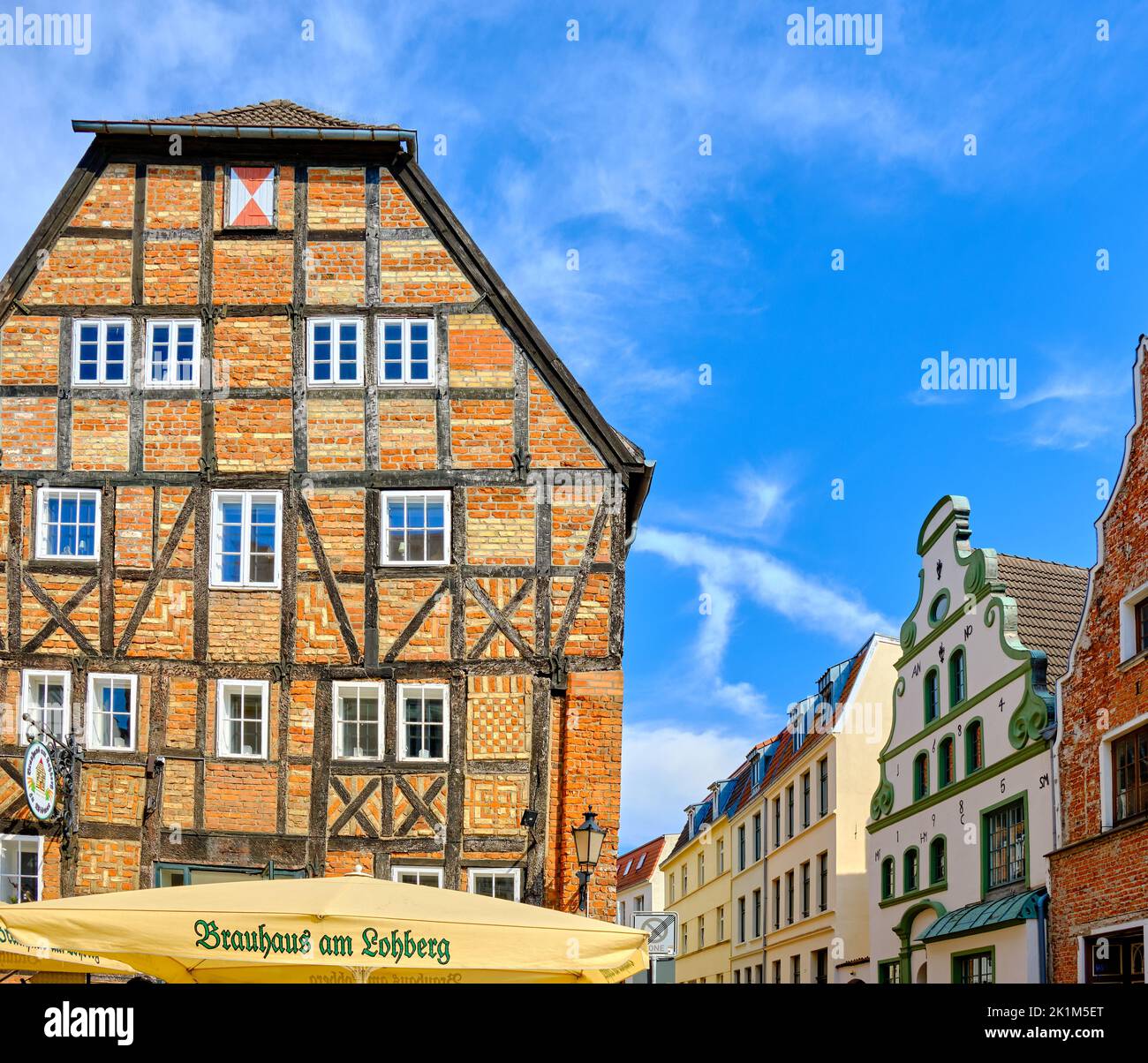 Brauhaus am Lohberg (Brewery at Lohberg), a listed medieval half ...