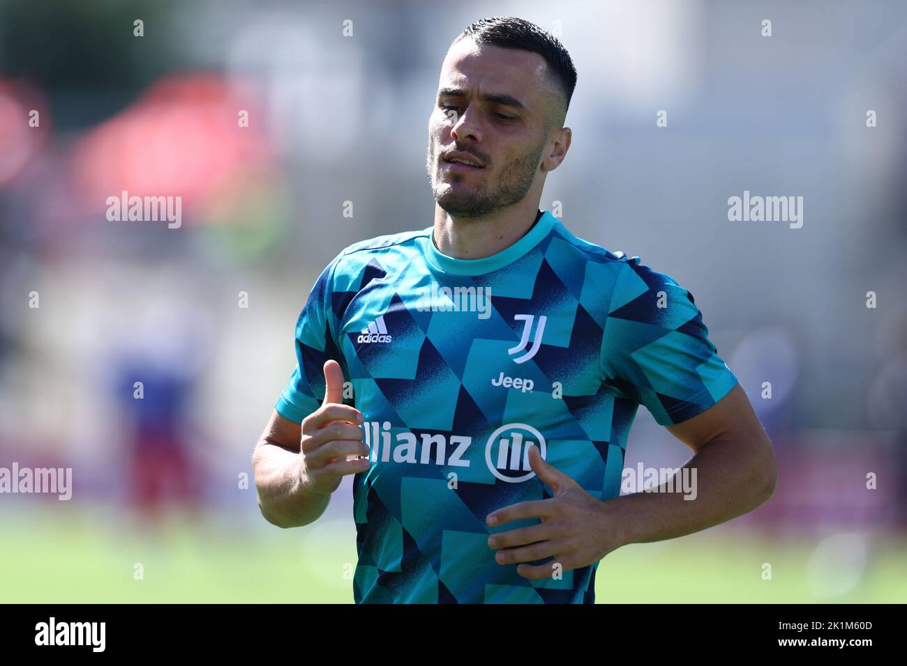 Filip Kostic of Juventus Fc during warm up before the Serie A match ...
