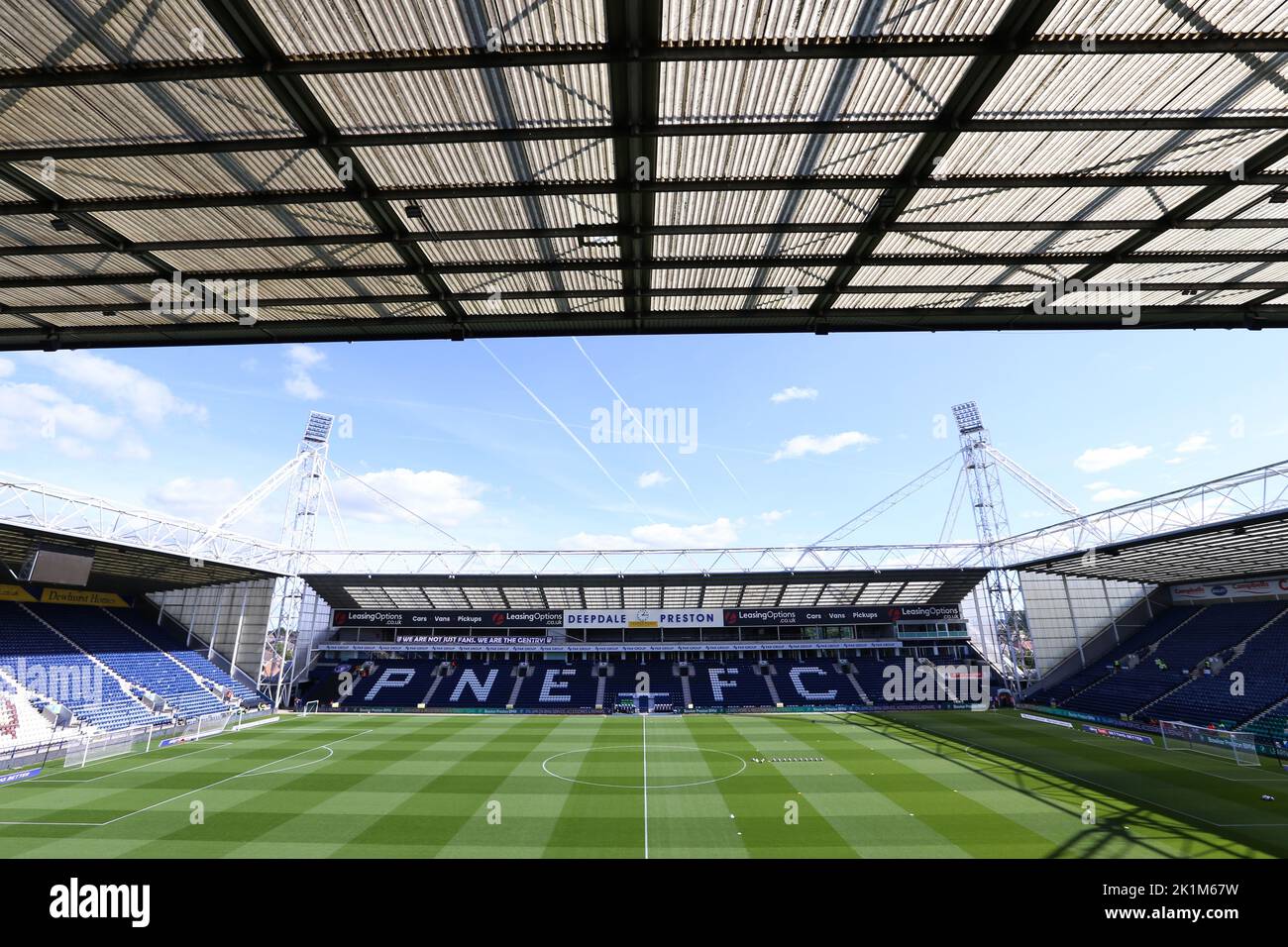Deepdale stadium view inside hi-res stock photography and images - Alamy