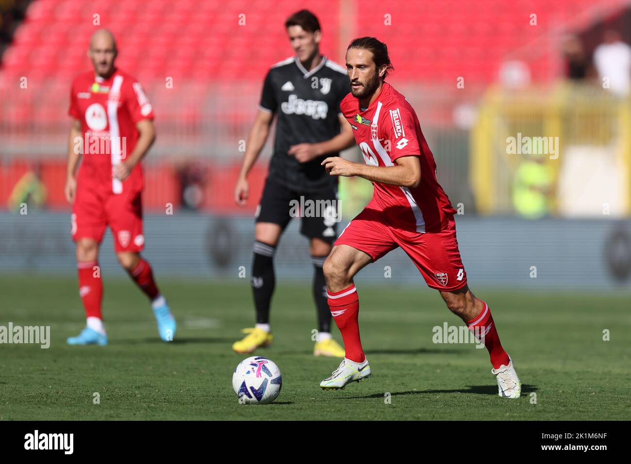 Andrea Barberis of Ac Monza controls the ball during the Serie A match ...