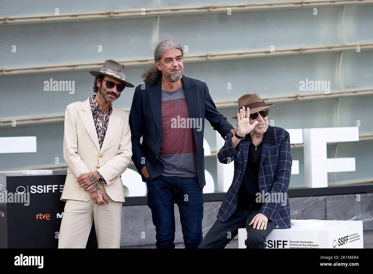 Leiva, Fernando de Leon de Aranoa and Joaquin Sabina attend the ...