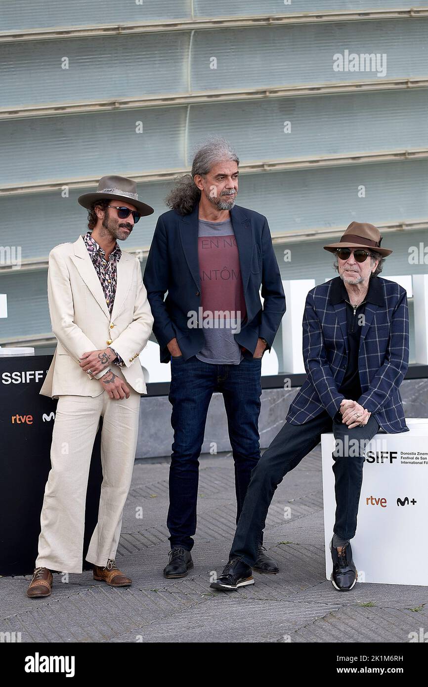 Leiva, Fernando de Leon de Aranoa and Joaquin Sabina attend the ...