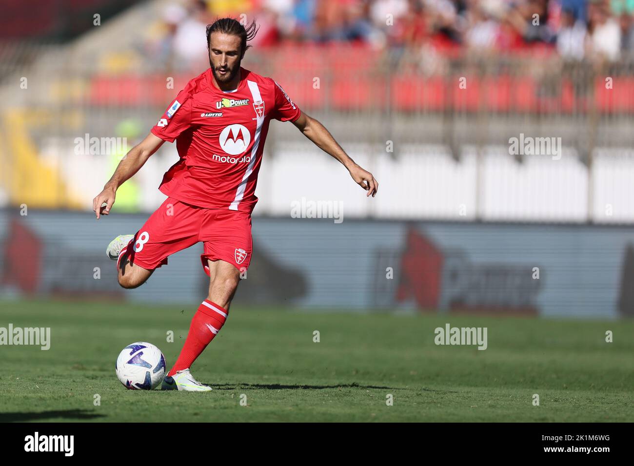 Andrea Barberis of Ac Monza controls the ball during the Serie A match ...