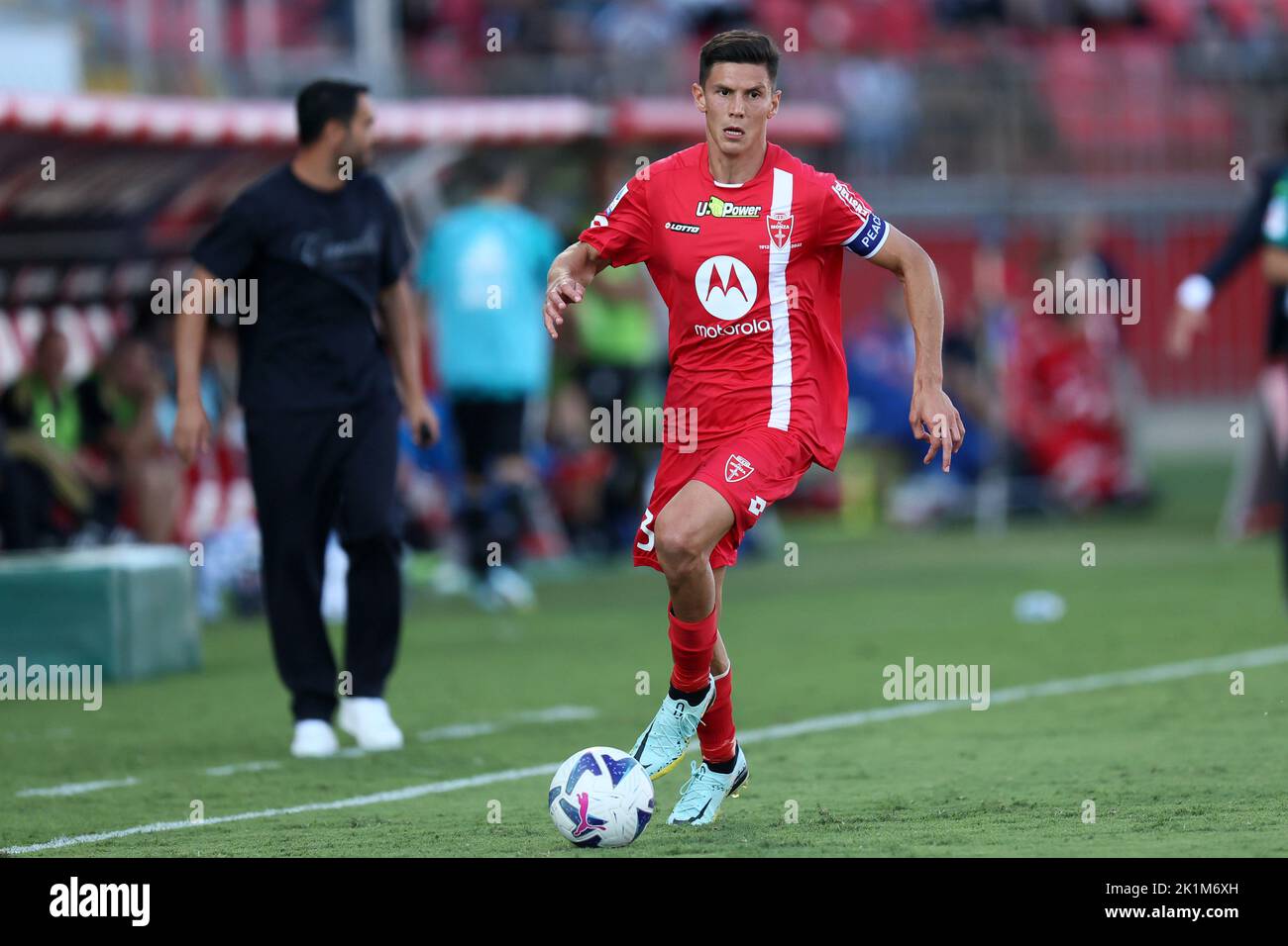 Matteo Pessina of Ac Monza controls the ball during the Serie A match ...