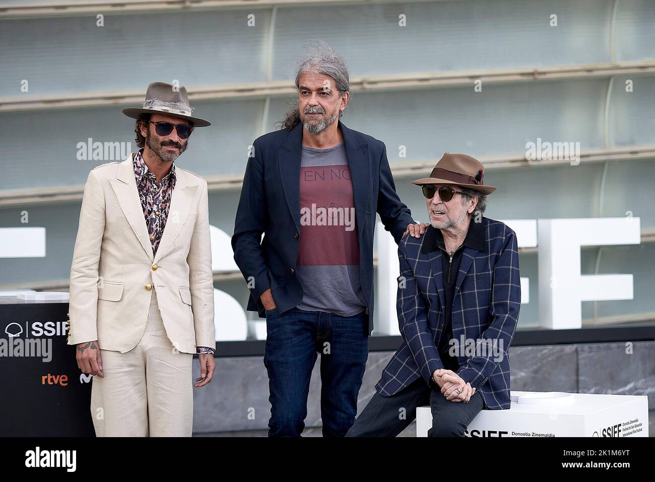 Leiva, Fernando de Leon de Aranoa and Joaquin Sabina attend the ...