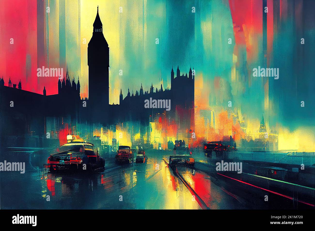 London panorama view hi-res stock photography and images - Alamy