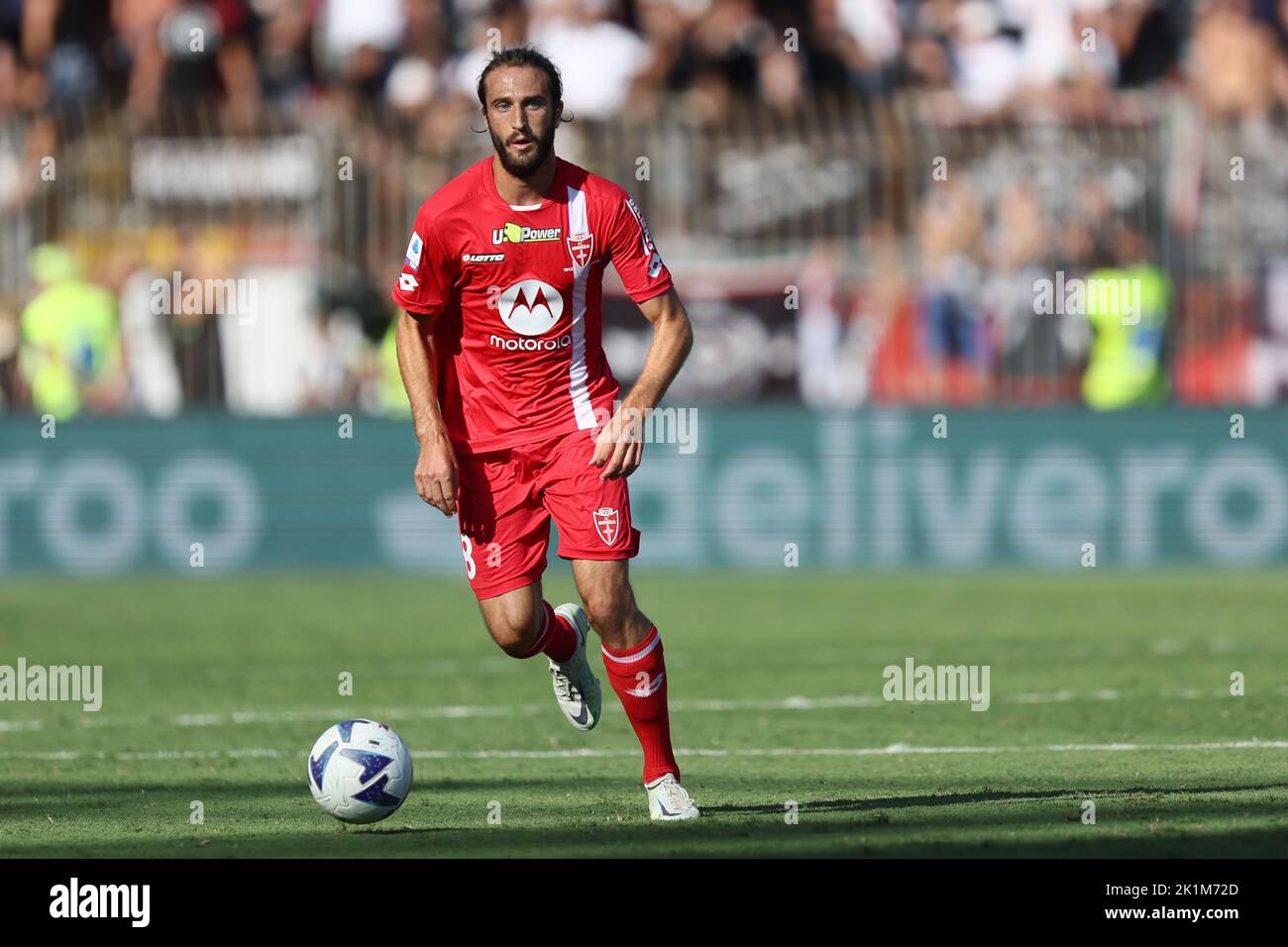 Andrea Barberis of Ac Monza controls the ball during the Serie A match ...