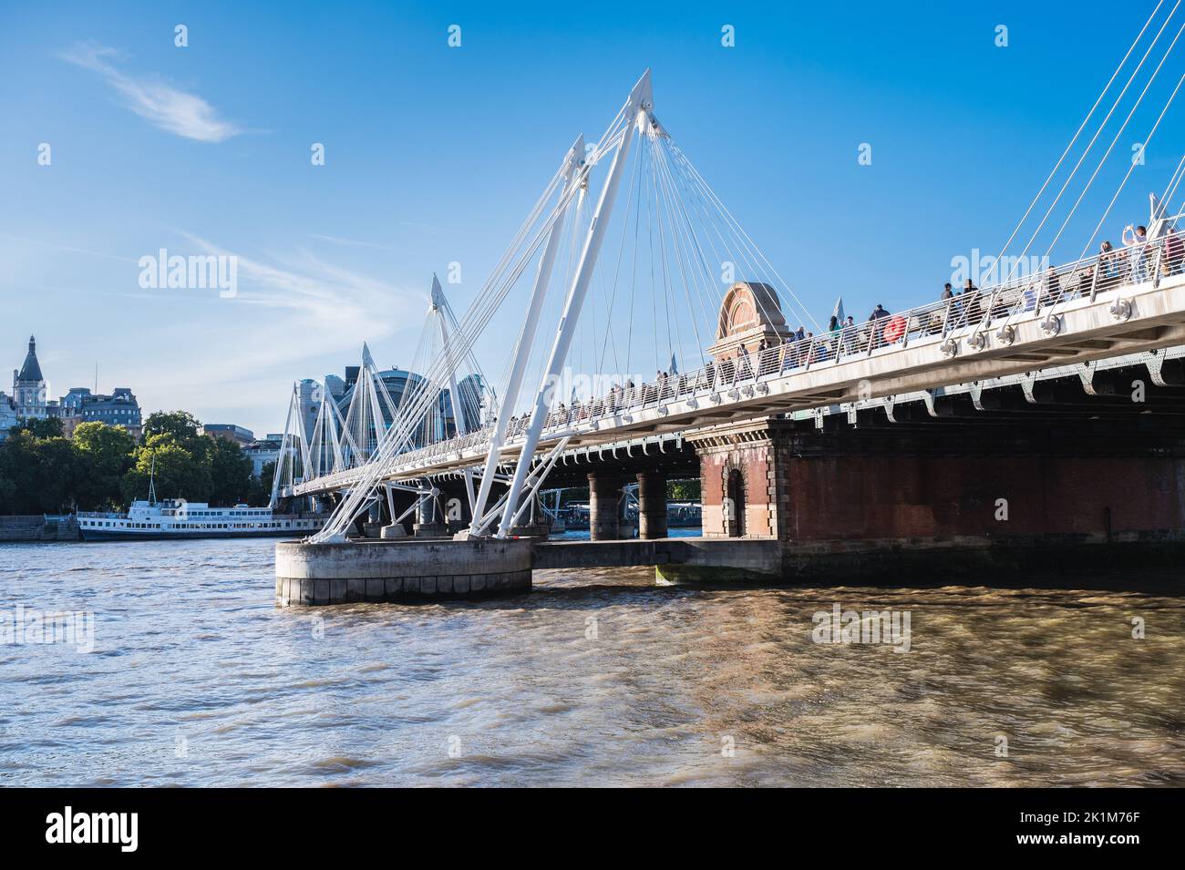 London, United Kingdom - September 17 2022: boats on the river Thames ...