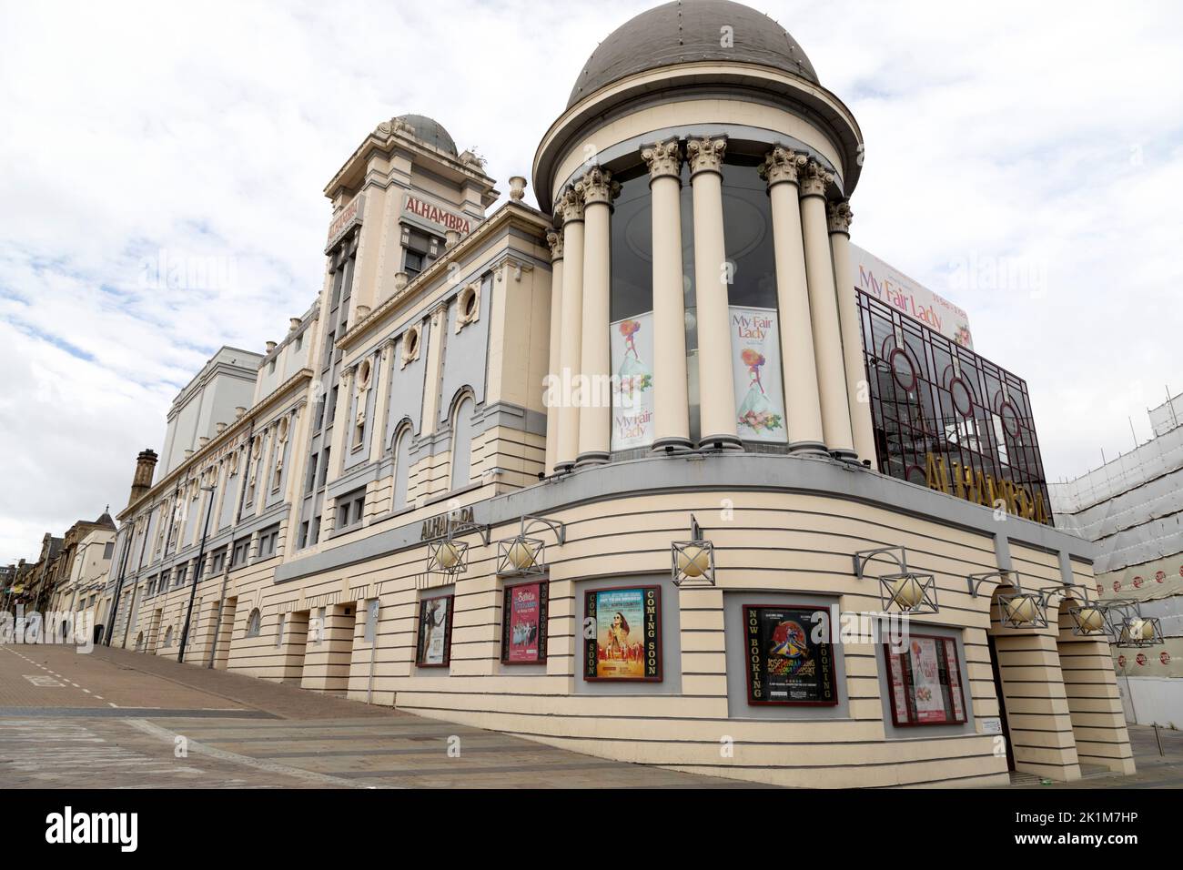 The Alhambra theatre in Bradford, West Yorkshire. The entertainment ...