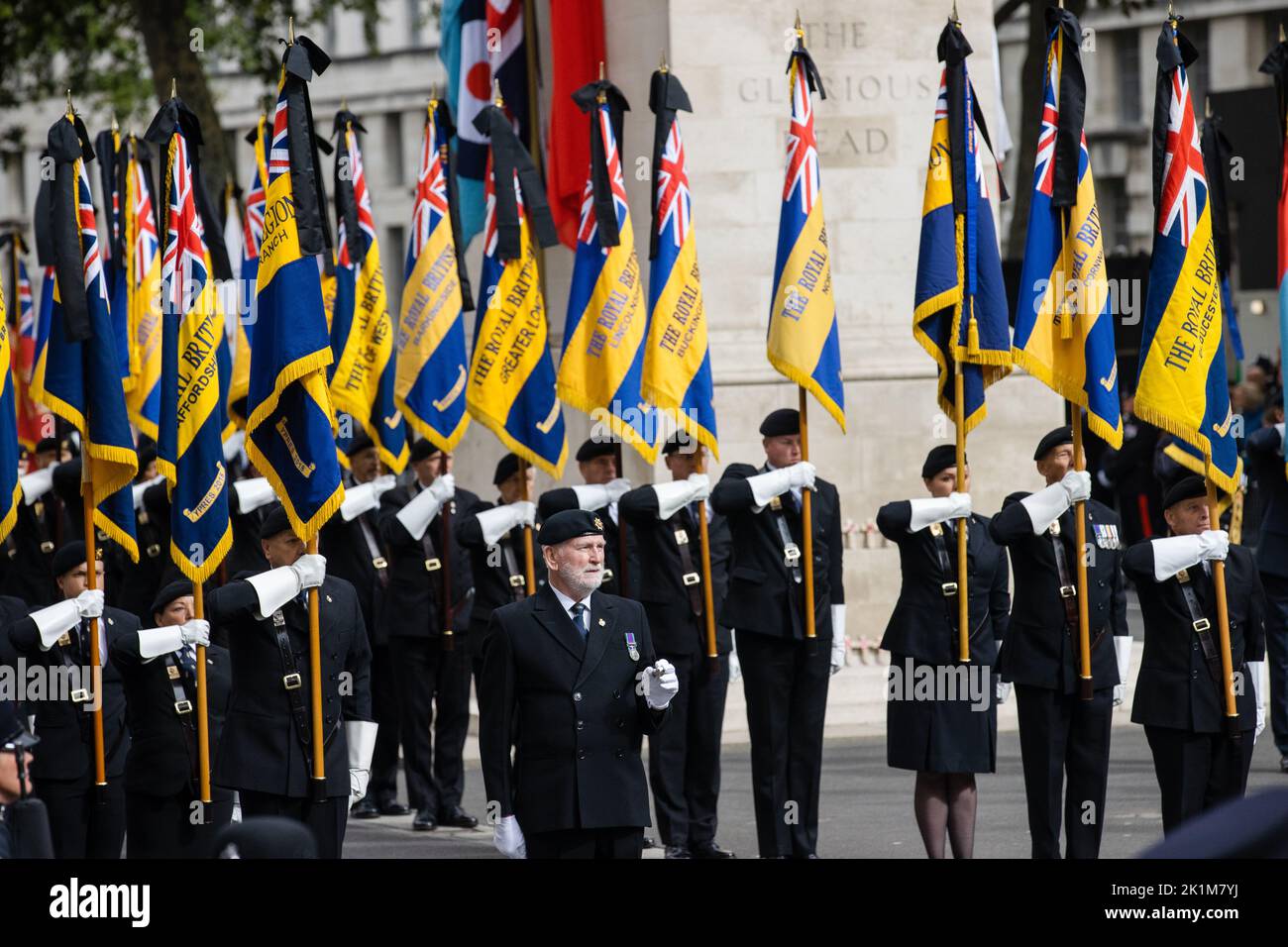 London, UK. 19 September 2022. The Ceremonial Procession along Pall ...