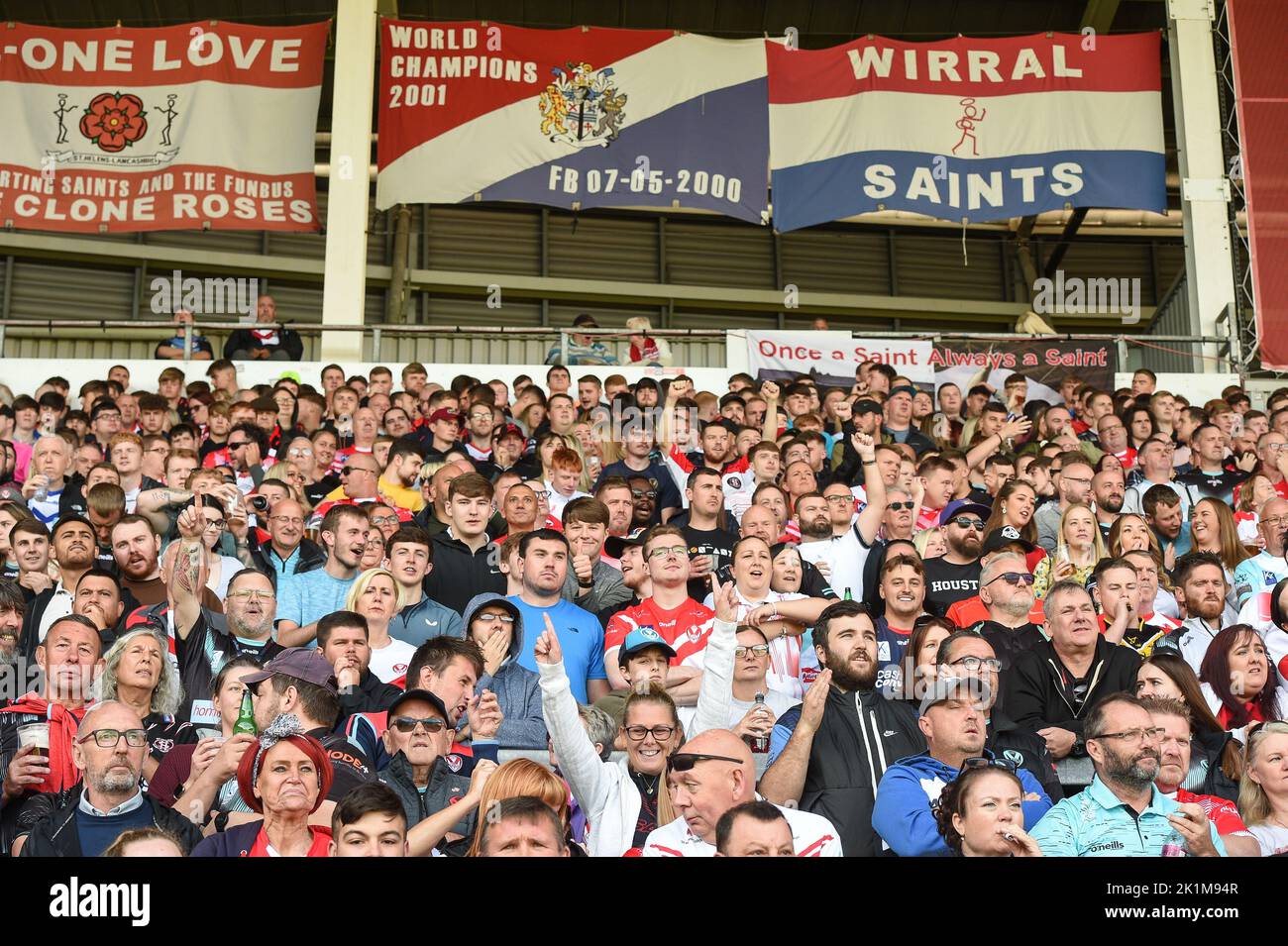 St. Helens, England -17th September 2022 - Rugby League Betfred Super ...