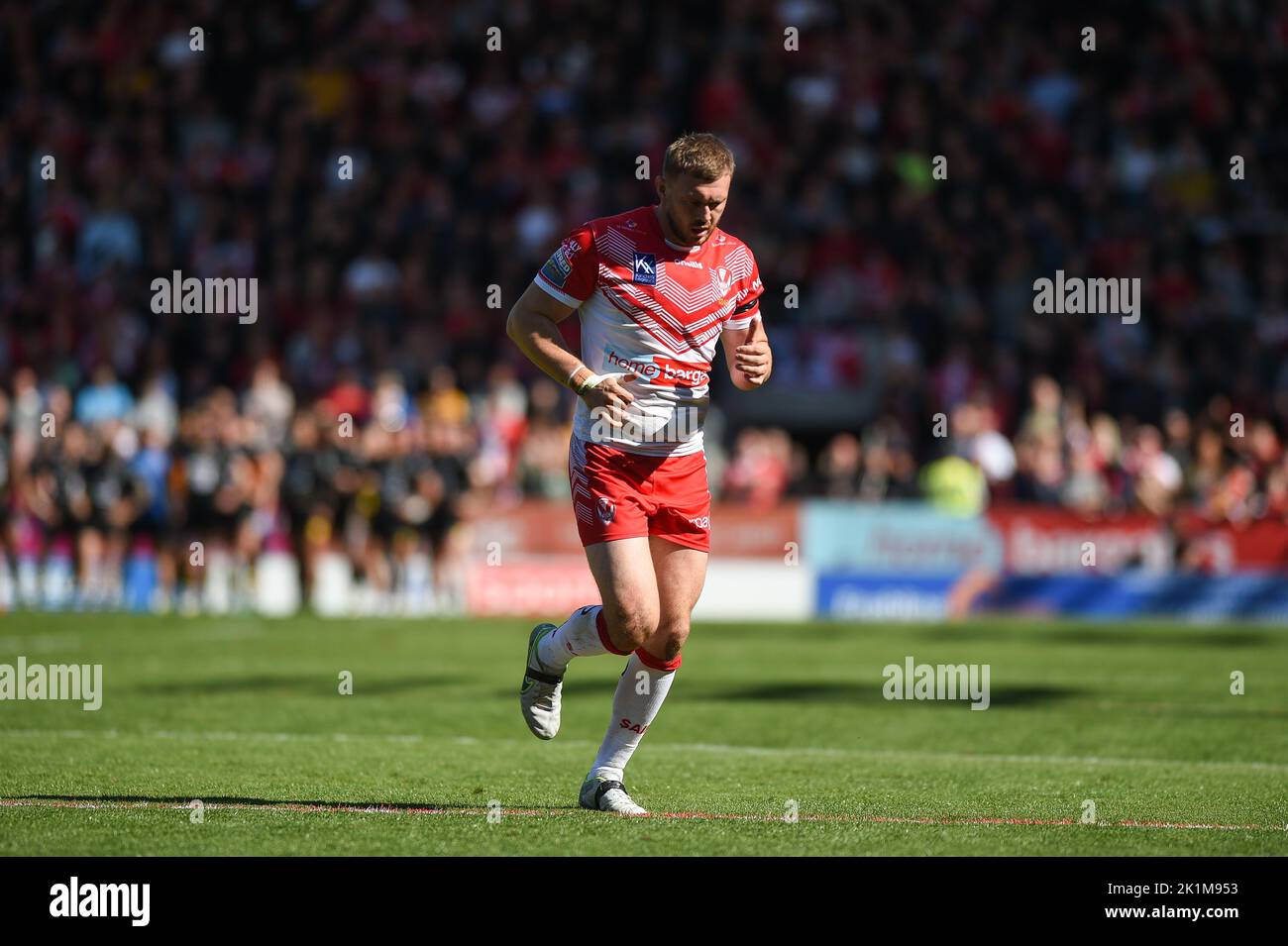 St. Helens, England -17th September 2022 - Joe Batchelor of St Helens ...