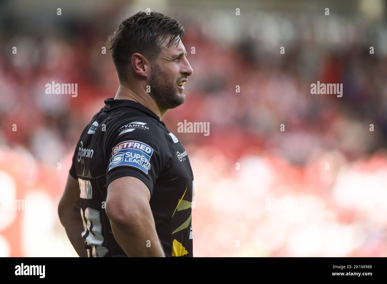 St. Helens, England -17th September 2022 - Alex Gerrard (29) of Salford ...