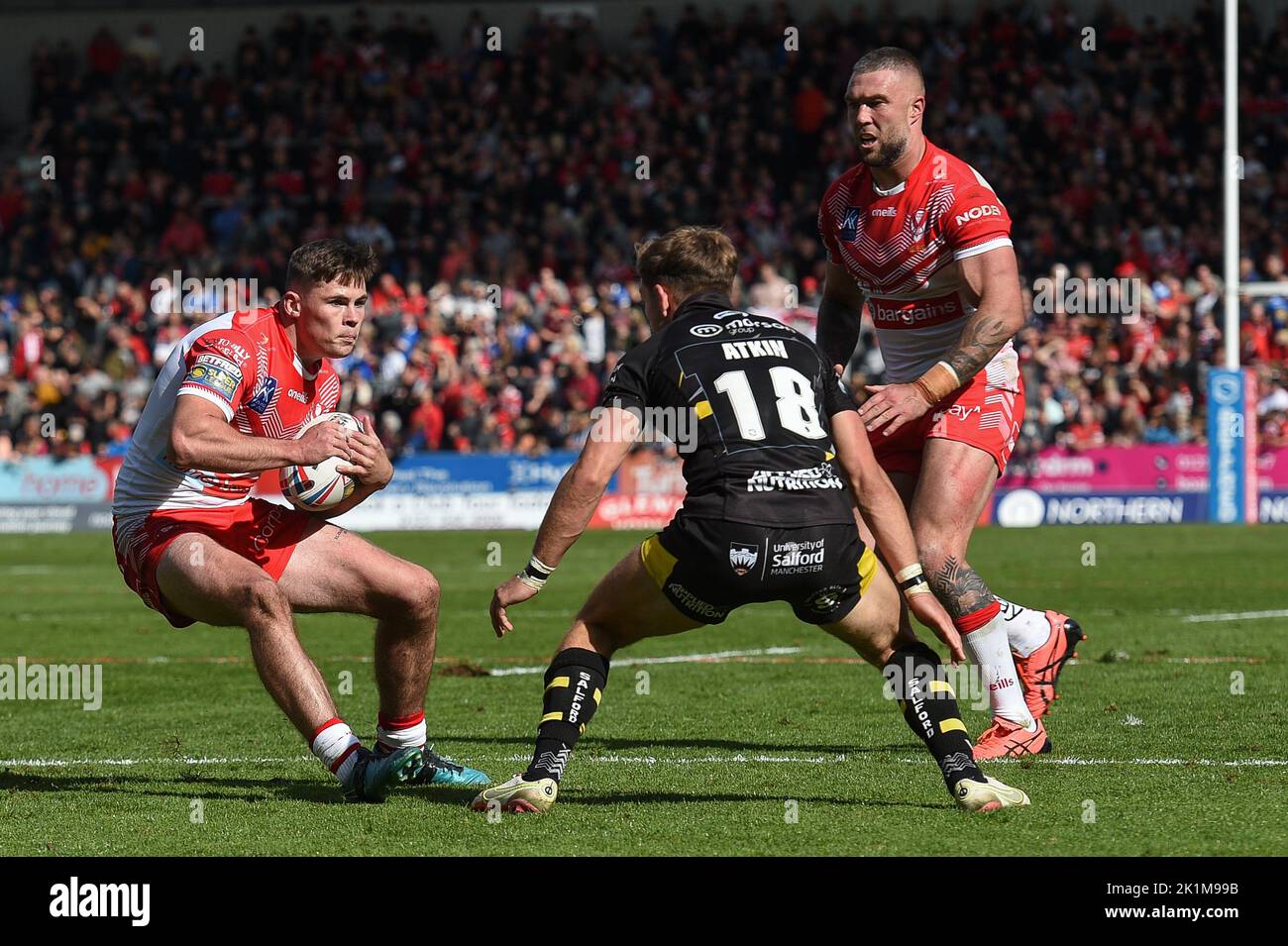 St. Helens, England -17th September 2022 - Jonny Lomax of St Helens in ... St. Helens, England -17th September 2022 - Jonny Lomax of St Helens in ...