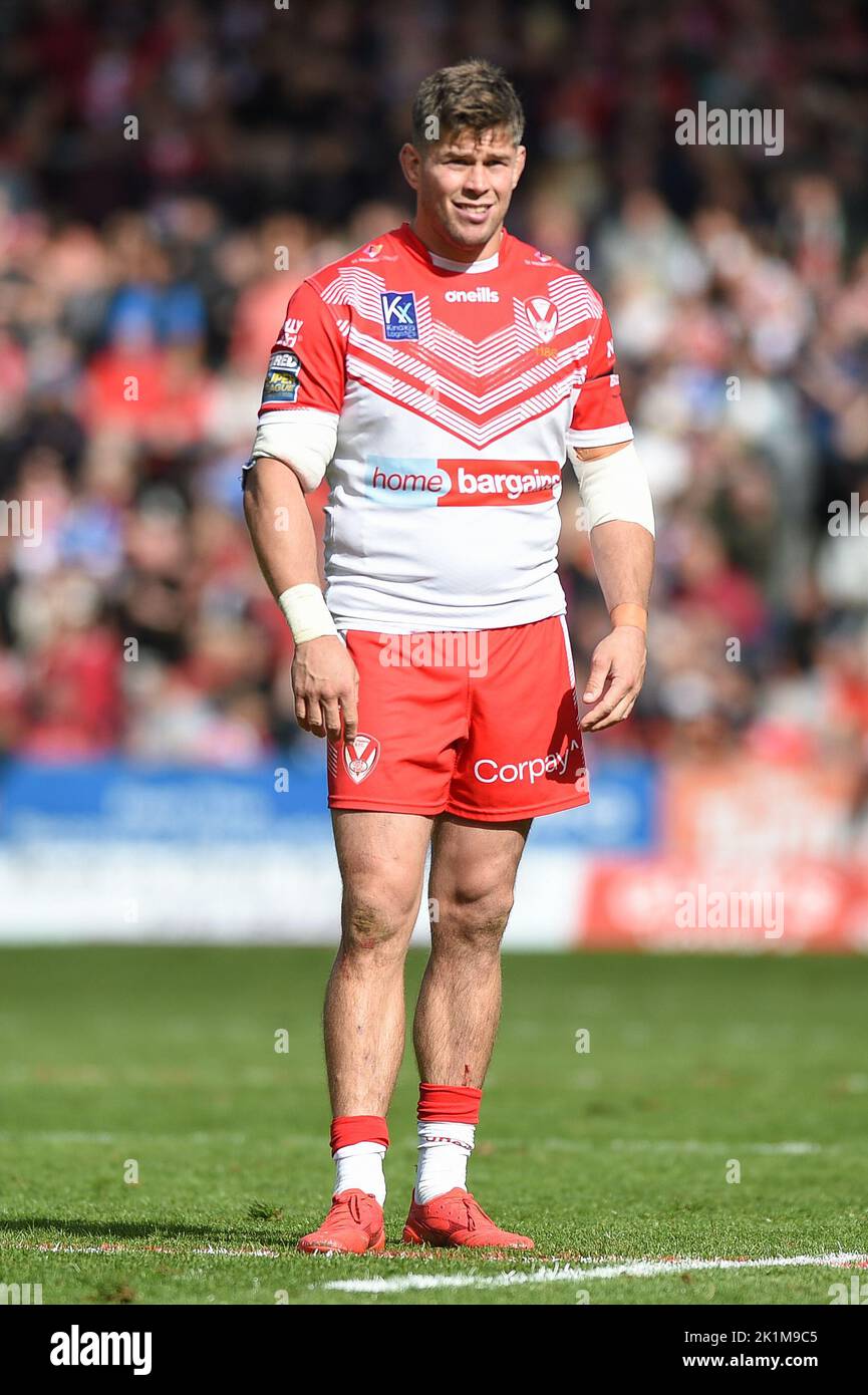 St. Helens, England -17th September 2022 - Louie McCarthy-Scarsbrook of ...