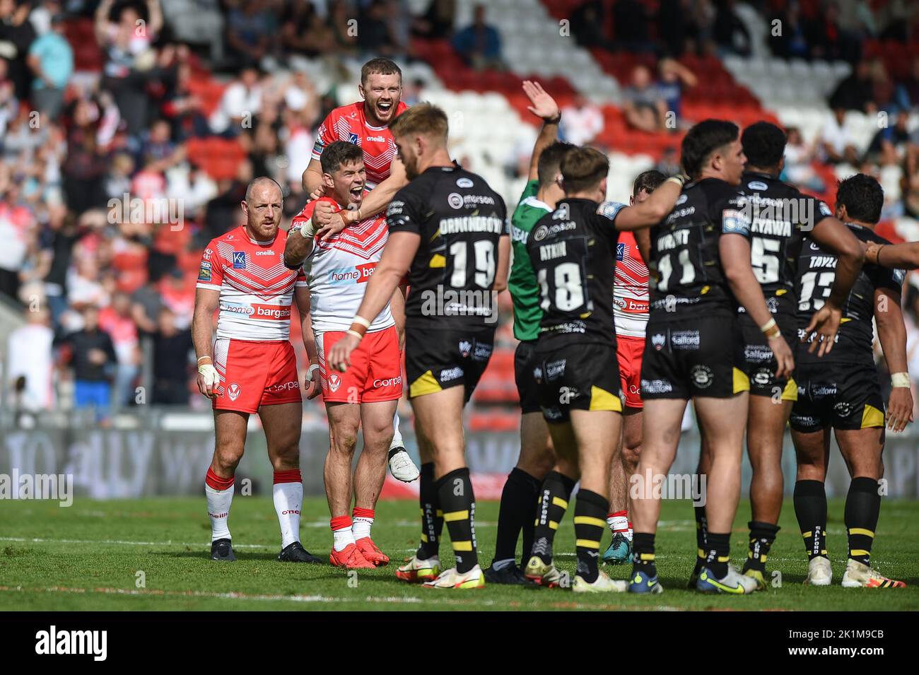 St. Helens, England -17th September 2022 - Curtis Sironen of St Helens ...