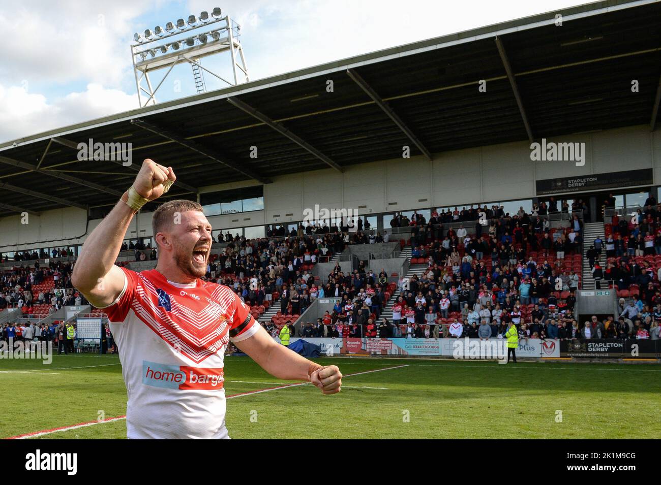 St. Helens, England -17th September 2022 - Joe Batchelor of St Helens ...