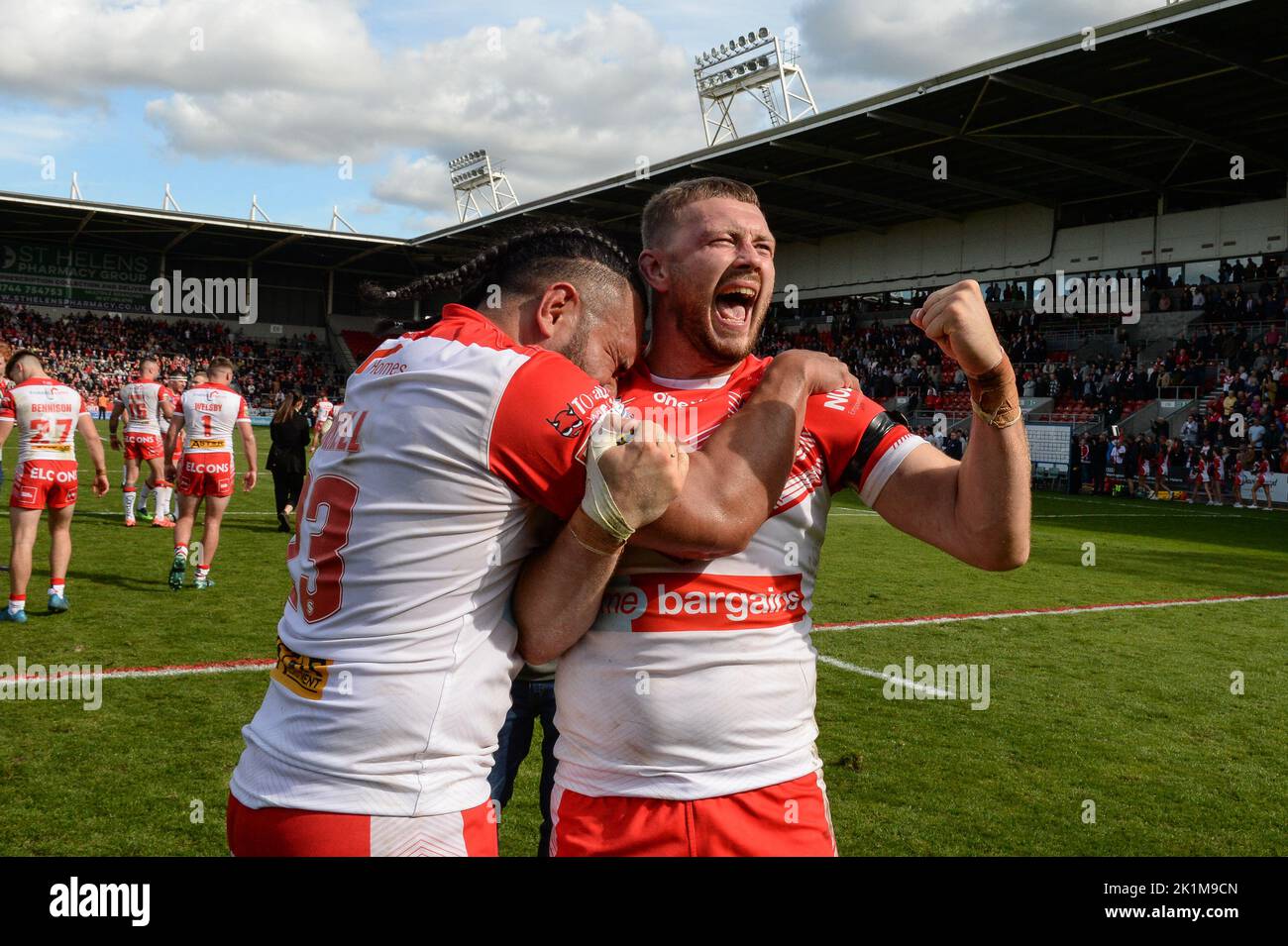St. Helens, England -17th September 2022 - Joe Batchelor of St Helens ...